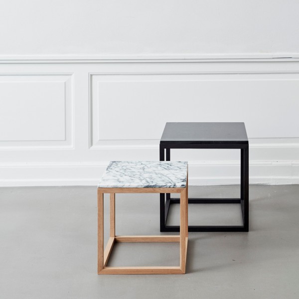 Table basse Cube Marbre Tigerskin - Arne Concept