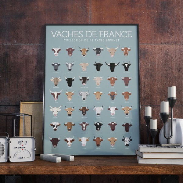 Affiche Vaches - Arne Concept